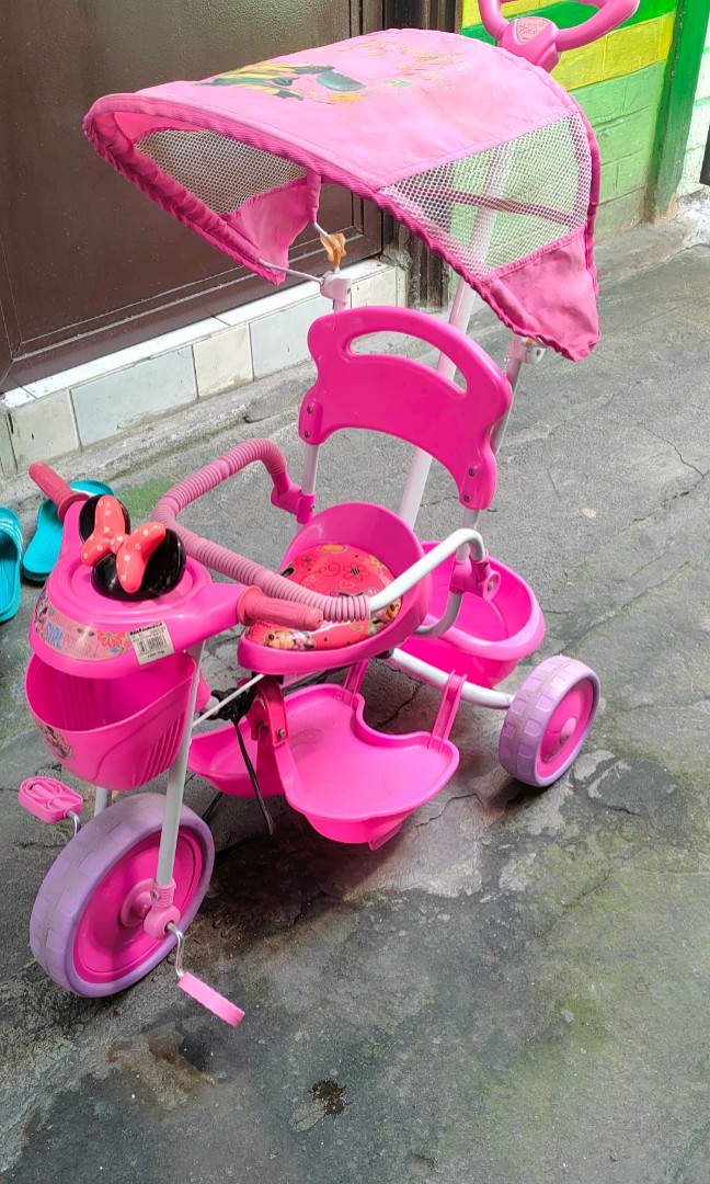 Disney push bike, Babies & Kids, Infant Playtime on Carousell