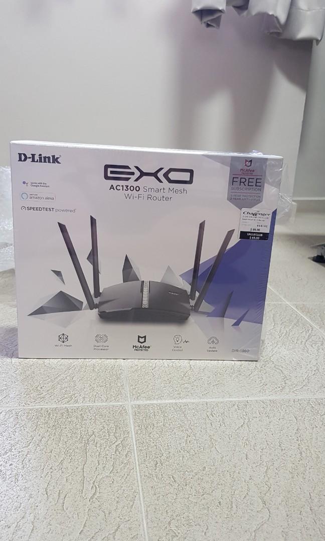 DLink Wifi router AC1300, TV & Home Appliances, Other Home Appliances ...