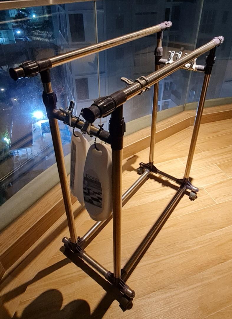 Extendable Laundry Pole, Furniture & Home Living, Home Improvement ...