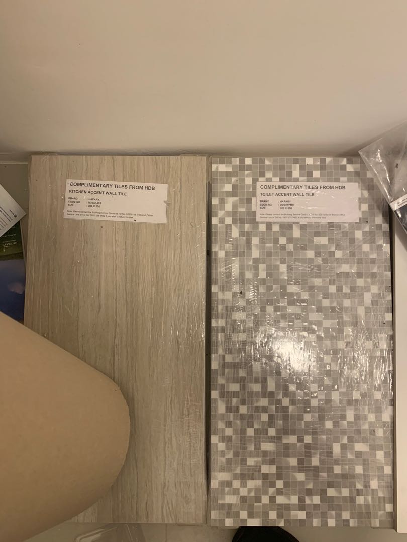 free tiles from HDB, Furniture & Home Living, Bathroom & Kitchen ...