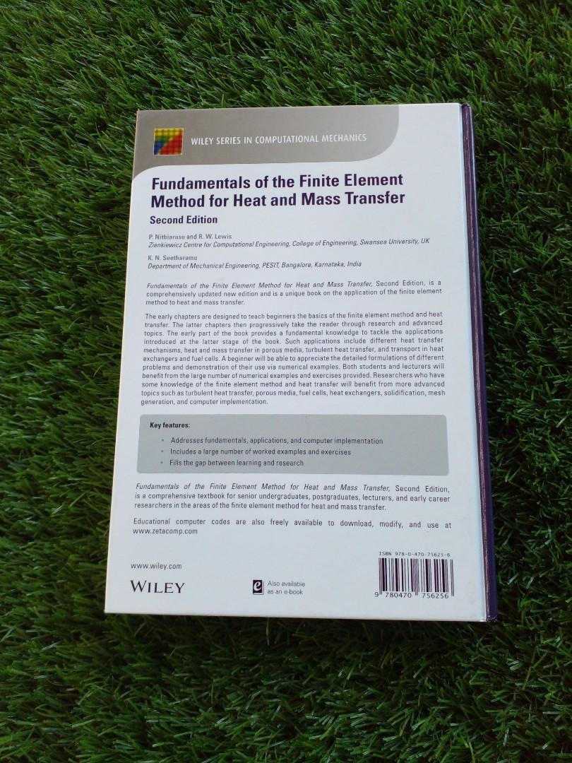 Fundamentals Of The Finite Element Method For Heat And Mass Transfer 2nd Edition Hobbies And Toys
