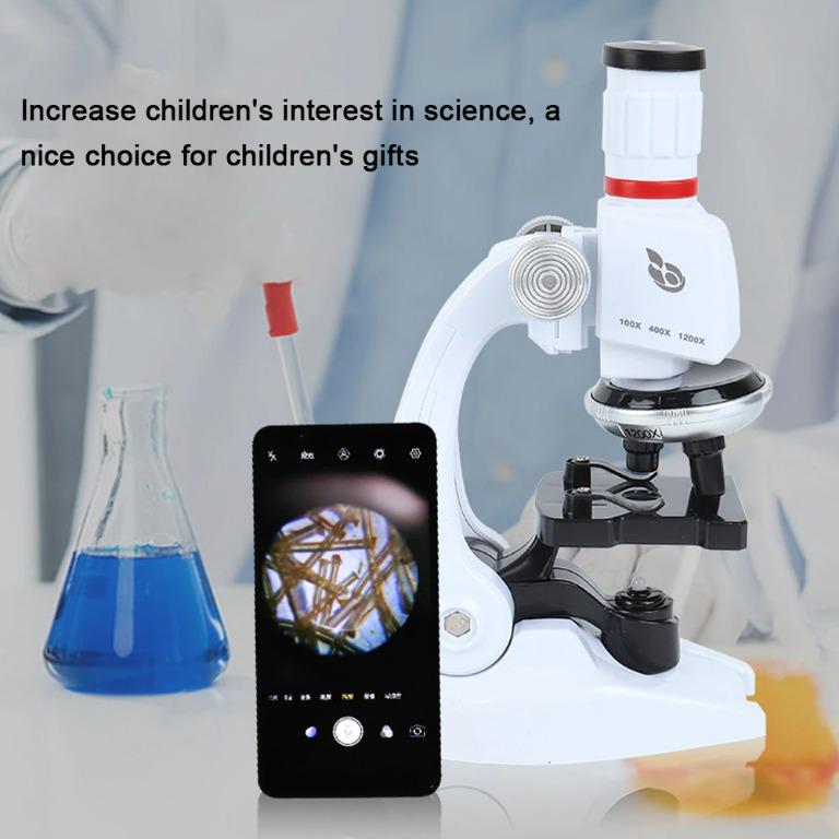 HD1200 Times Microscope Children's Microscope Suit With Mobile Phone ...