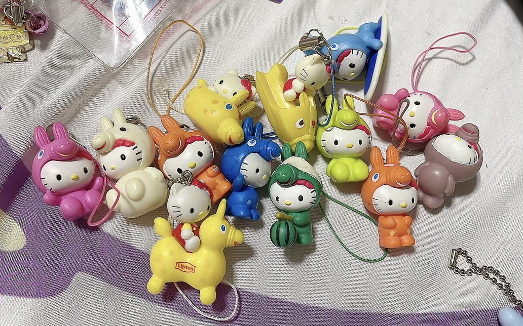 Hello kitty x rody Charms keychains, Hobbies & Toys, Toys & Games on Carousell