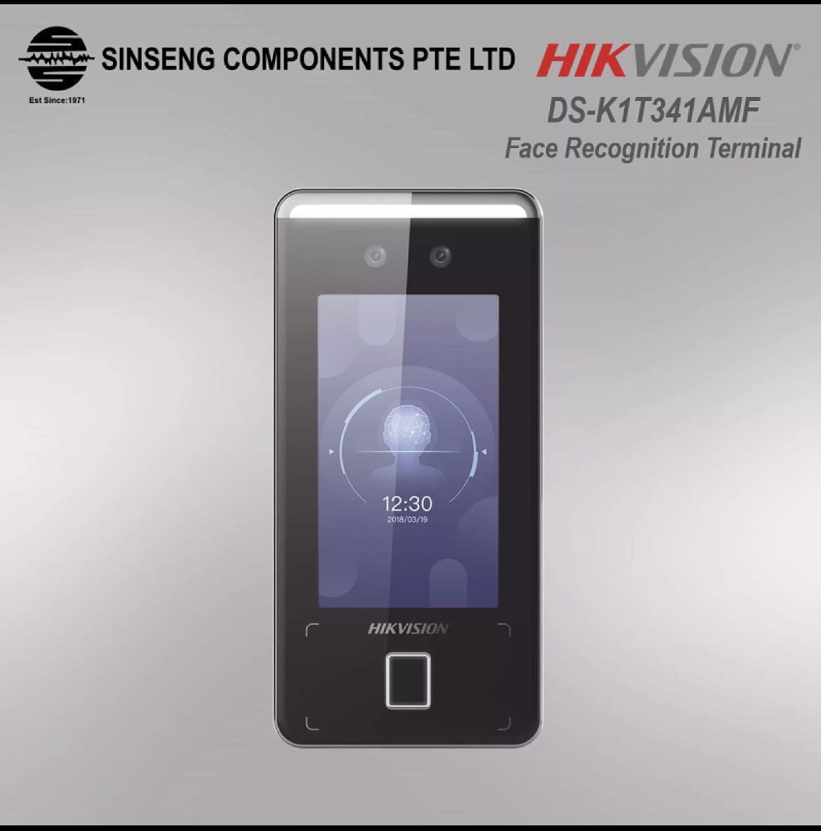 Hikvision Door Access Reader [Face Recognition+Thumbprint/Fingerprint ...