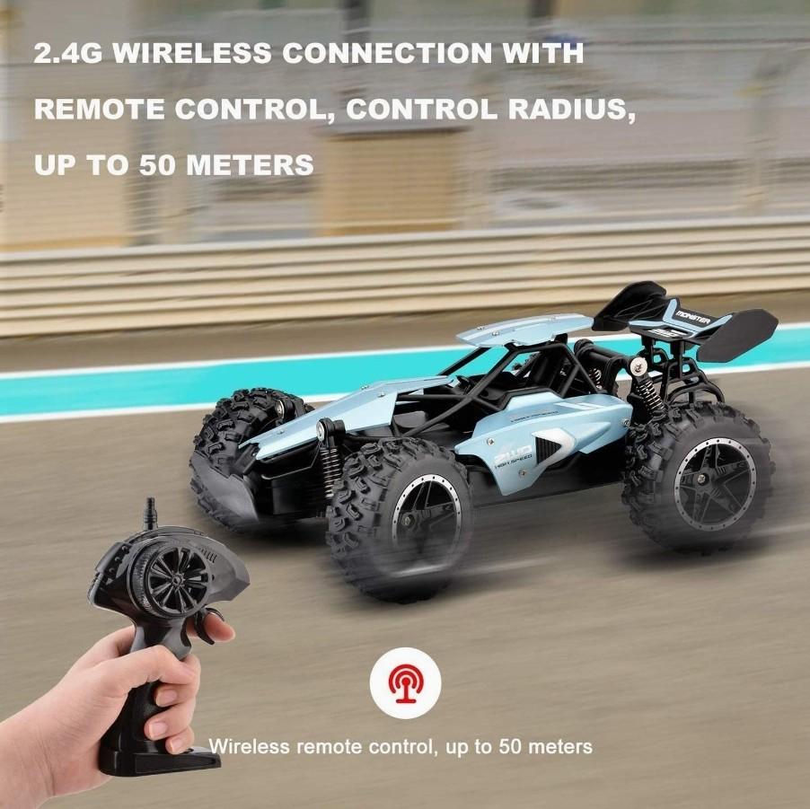 HOTDEER Remote Control Car, 2.4 GHz 1:18 RC Vehicle, 15 km/h High Speed ...