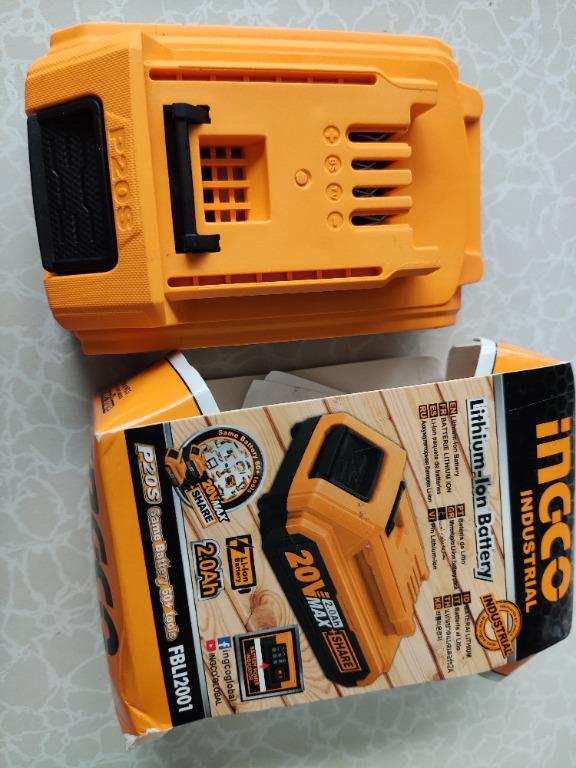 INGCO 20V 2.0Ah, Lithium-Ion Battery, TV & Home Appliances, Other Home ...