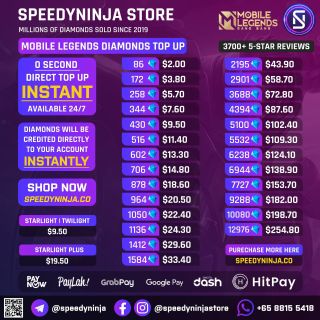 [INSTANT ON WEB] Special Promotion - Mobile Legends Diamonds|top up ml ...
