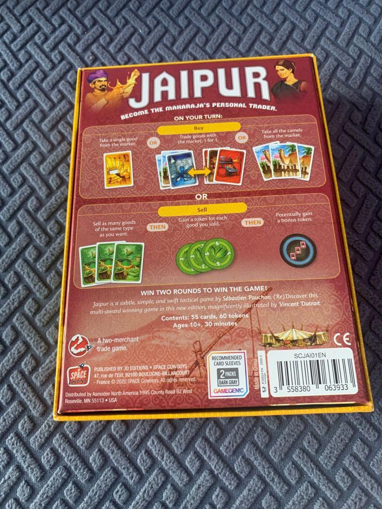 Jaipur board game original, Hobbies & Toys, Toys & Games on Carousell
