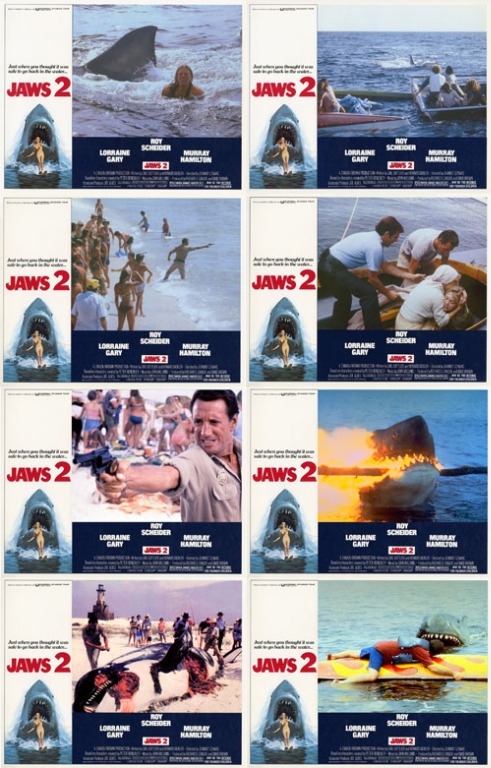 JAWS 2 (1979) LOBBY CARD SET (SET OF 8), Hobbies & Toys, Memorabilia ...