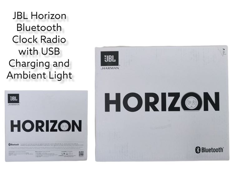 JBL Horizon - Bluetooth Clock Radio with USB Charging and ambient Light ...