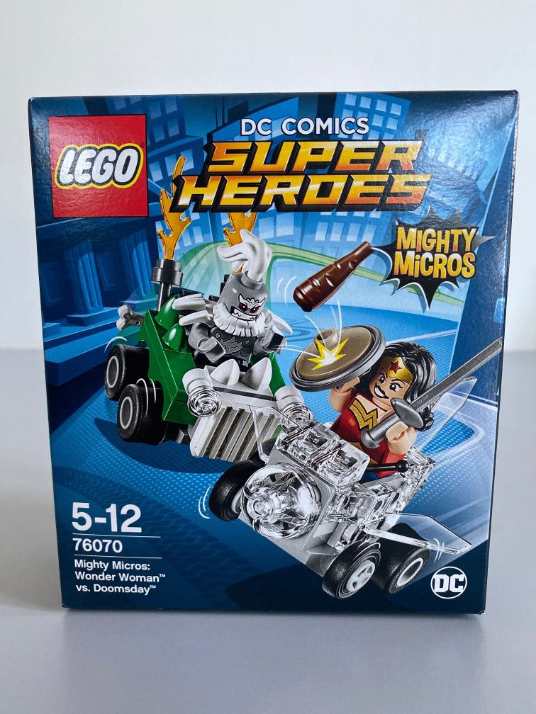 Lego 76070 Mighty Micros: Wonder Woman vs Doomsday, Hobbies & Toys ...