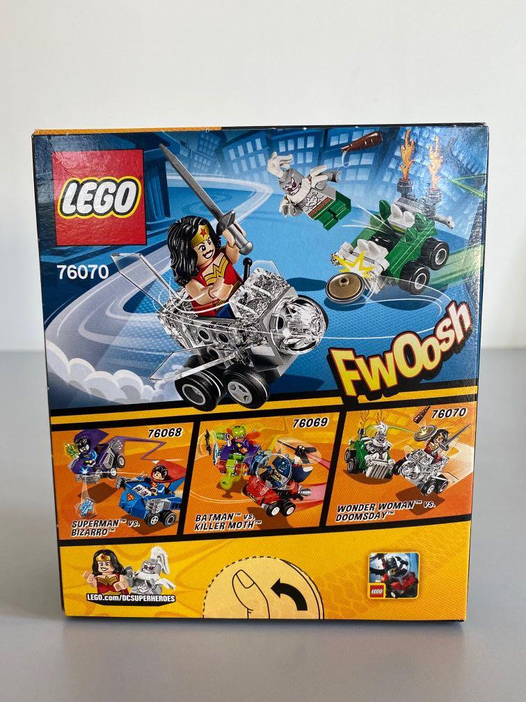 Lego 76070 Mighty Micros: Wonder Woman vs Doomsday, Hobbies & Toys ...