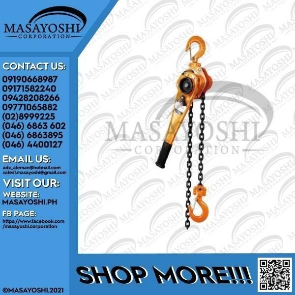 Lever Block Heavy Duty 0.75T x 1.5M | Construction Equipment | Lifting ...