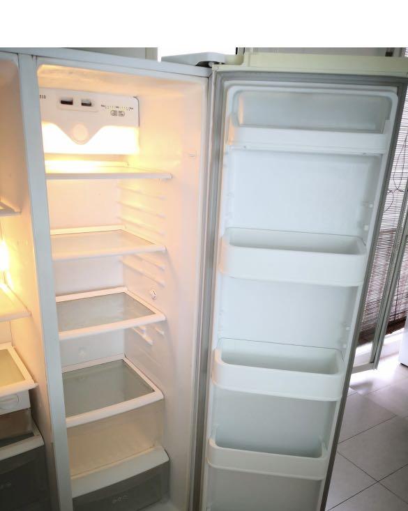 LG white fridge, TV & Home Appliances, Kitchen Appliances ...
