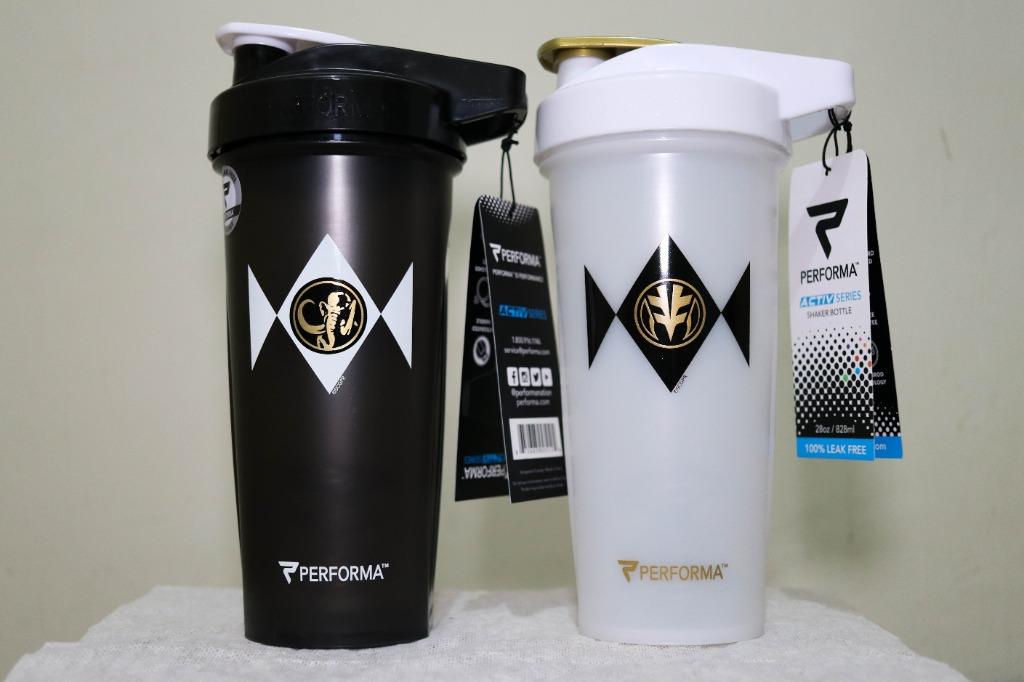 MIGHTY MORPHIN POWER RANGERS Shaker Cup 28oz (828ml) PERFORMA ACTIV ...