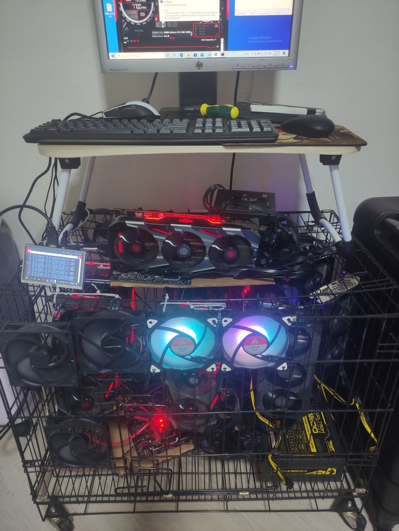 Mining Rigs (12x1660s & 6x5700xt), Computers & Tech, Desktops on Carousell