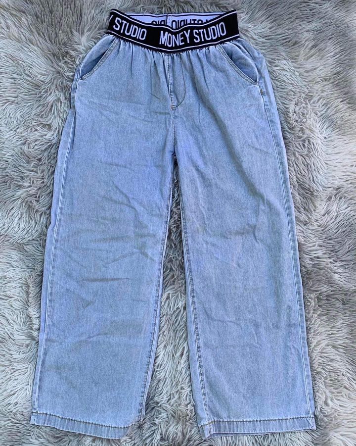 Money studio wide leg jeans, Women's Fashion, Bottoms, Jeans on Carousell