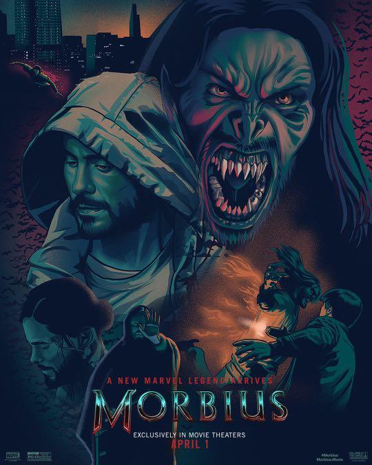 Morbius 2022 Limited Edition A3 Poster, Hobbies & Toys, Memorabilia ...