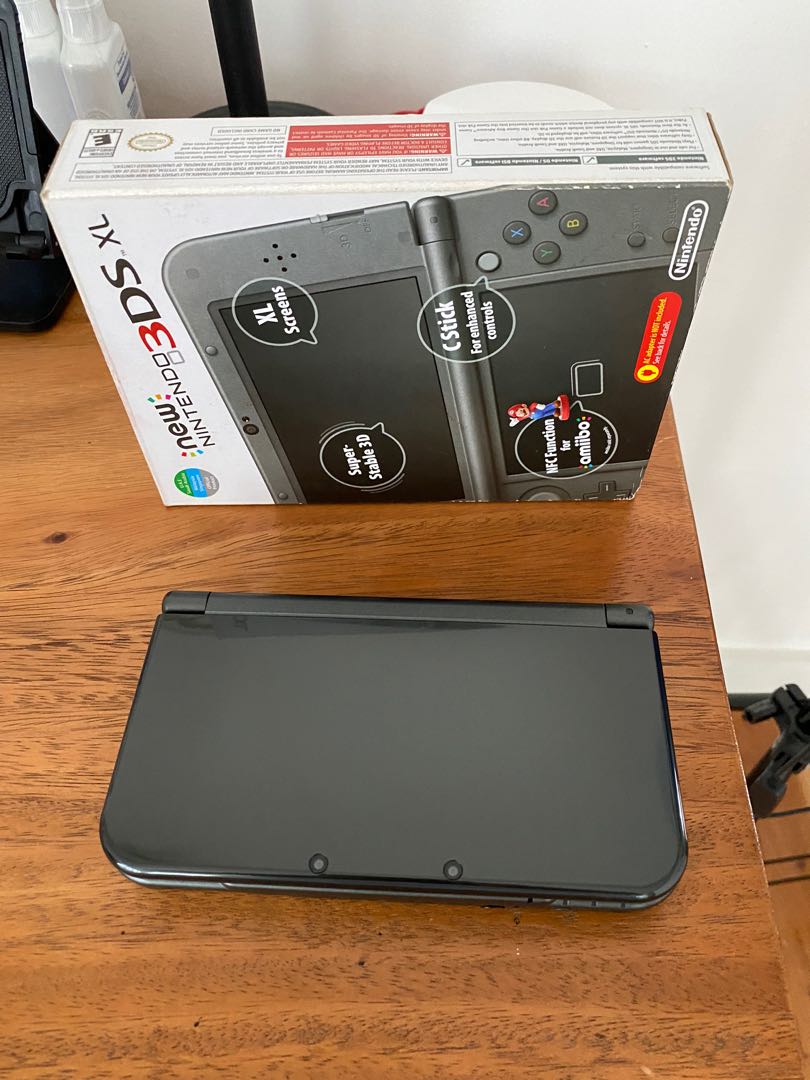 New 3ds XL Black (US) non CFW, Video Gaming, Video Game Consoles ...