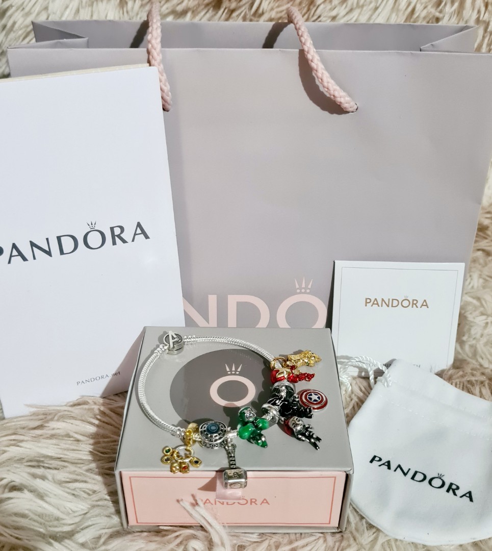 New pandora x avengers set, Women's Fashion, Jewelry & Organizers ...
