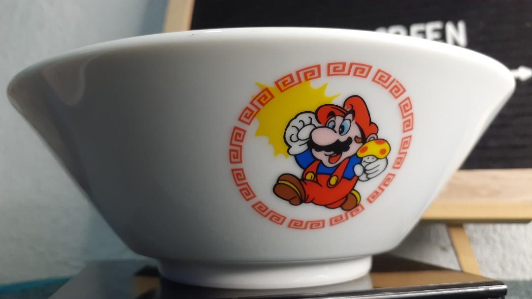 Nintendo SUPER MARIO 1985 Ramen Bowl Super Rare Showa Retro Japan ...