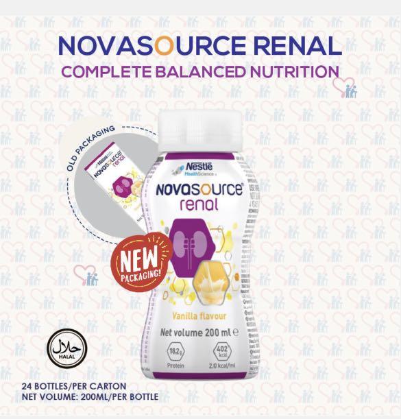 Novasource Renal Vanilla, Health & Nutrition, Health Supplements ...
