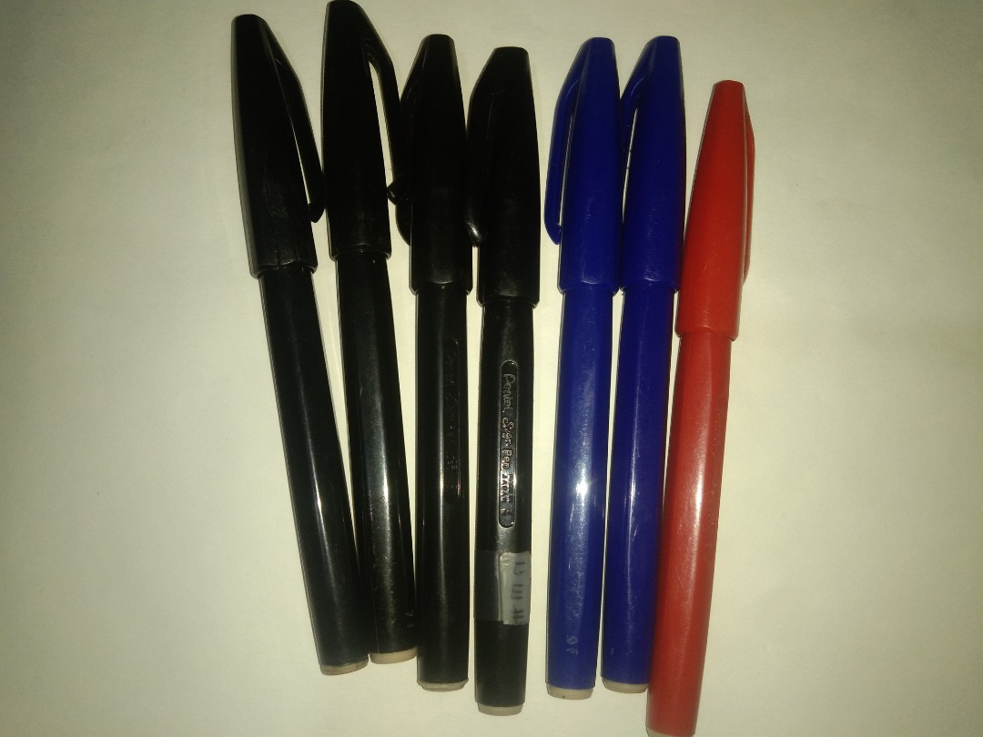 Pentel Sign Pen (felt tip), Hobbies & Toys, Stationary & Craft, Craft ...