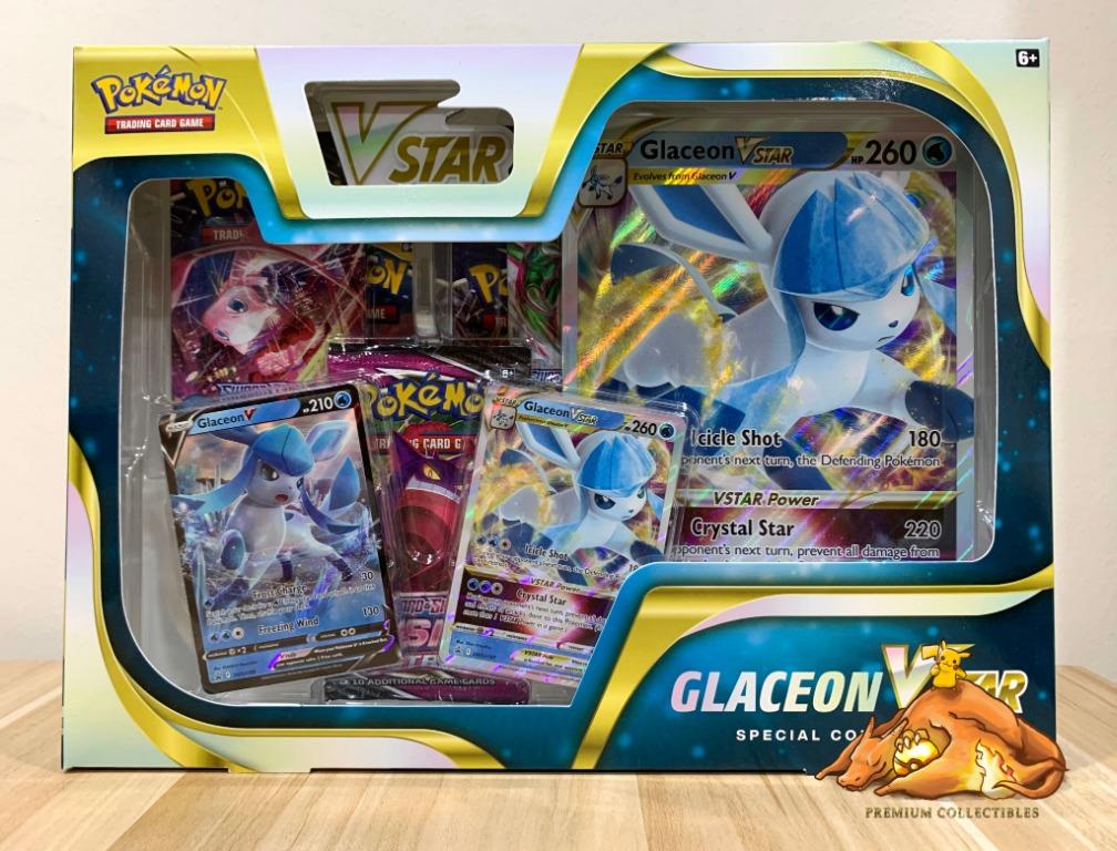 Pokemon TCG Glaceon V Star Special Collection, Hobbies & Toys, Toys ...