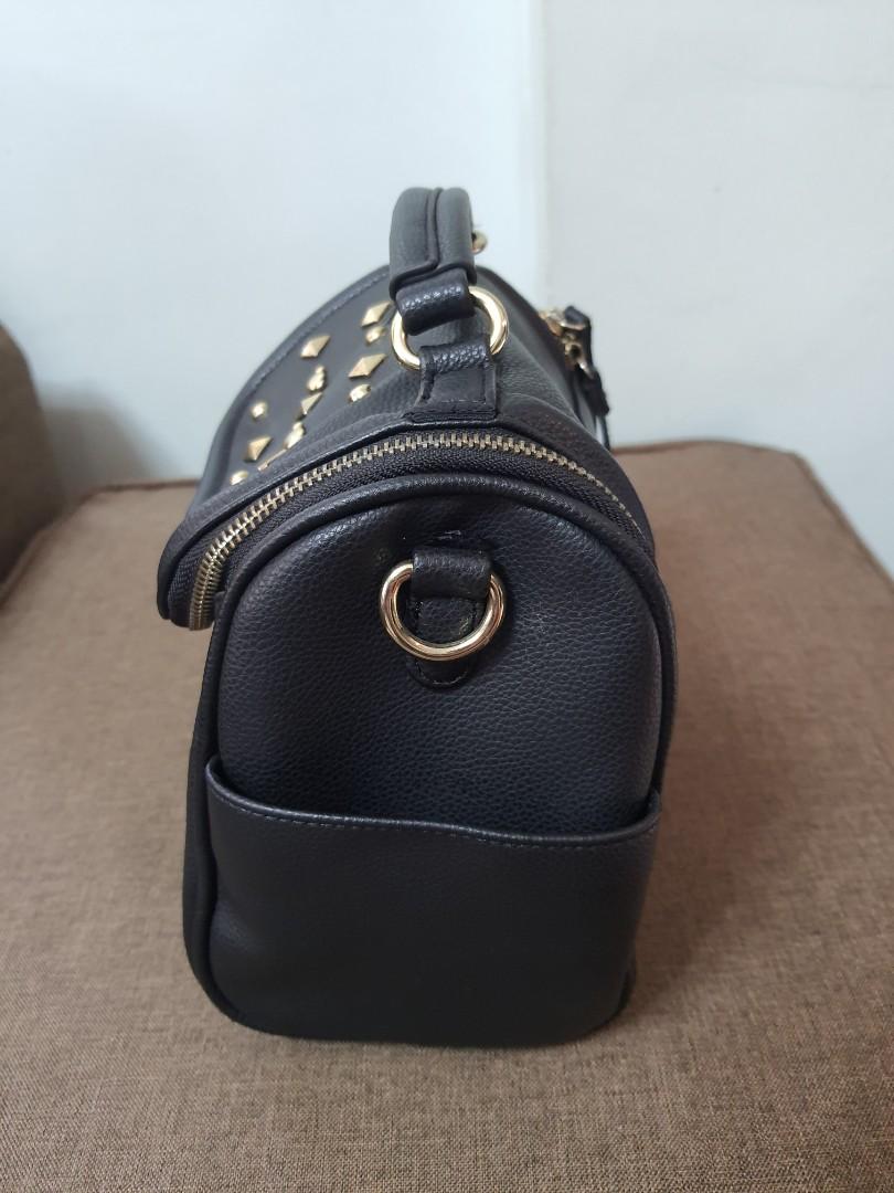Pucca and Garu Genuine Leather Studded Bag, Women's Fashion, Bags ...