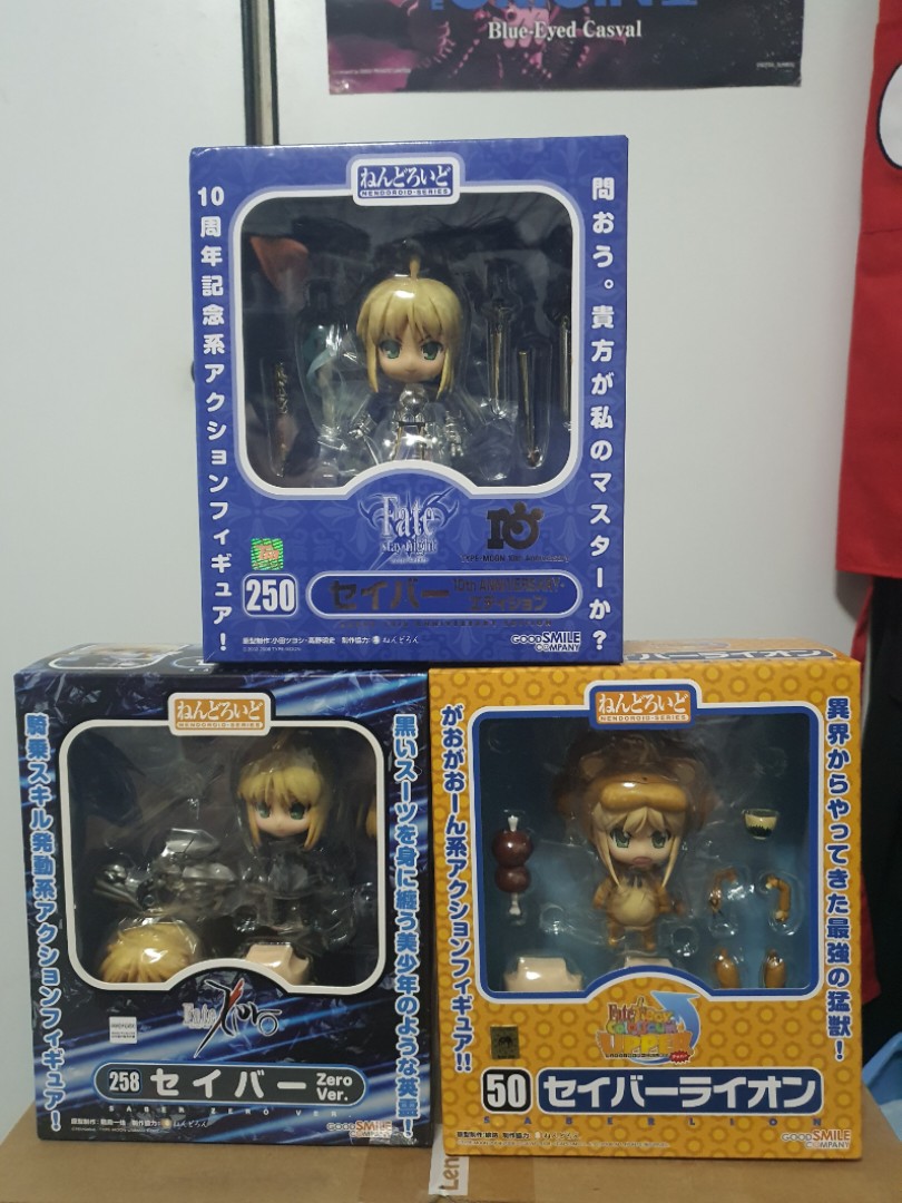 RARE Nendoroid Saber TRIPLE DEAL!!, Hobbies & Toys, Toys & Games on ...