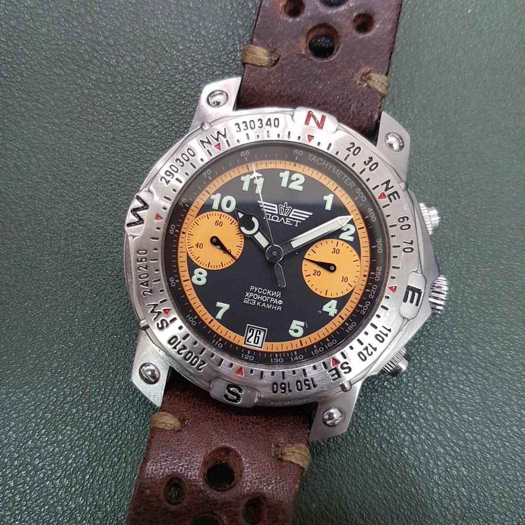 Russian Chronograph Novet Limited Edition Watch, Luxury, Watches on ...