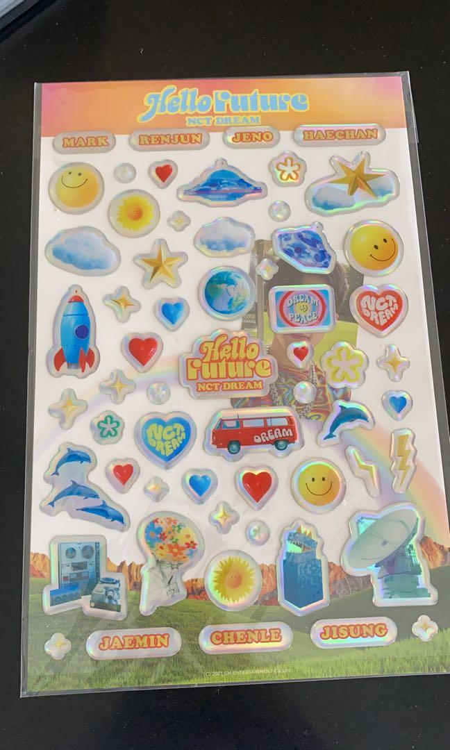 Sealed official on hand Hello Future Mark Lee Epoxy Sticker + PC ...