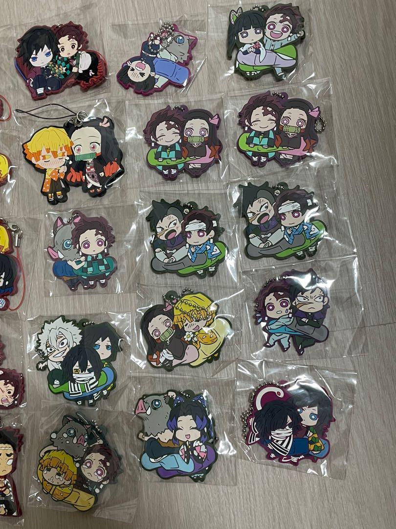 [set] official demon slayer Kimetsu no yaiba kny rubber straps, Hobbies ...