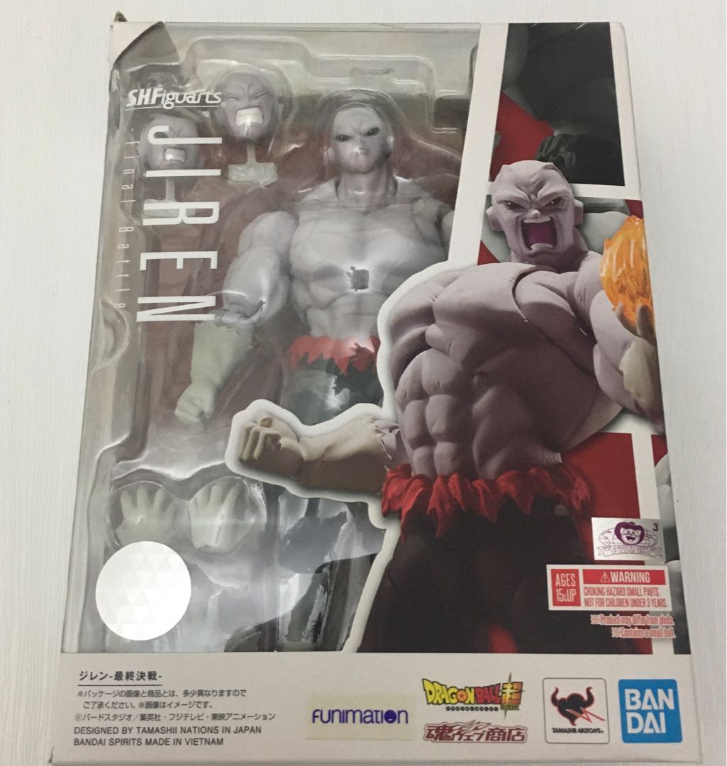 SHF Jiren final battle 吉連 龍珠超 Dragonball super, 興趣及遊戲, 玩具 & 遊戲類 - Carousell