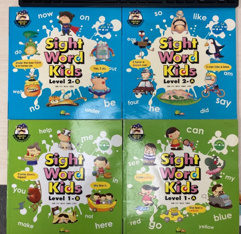 Sight Word Kids Level 1-2, 興趣及遊戲, 書本 & 文具, 小朋友書 - Carousell