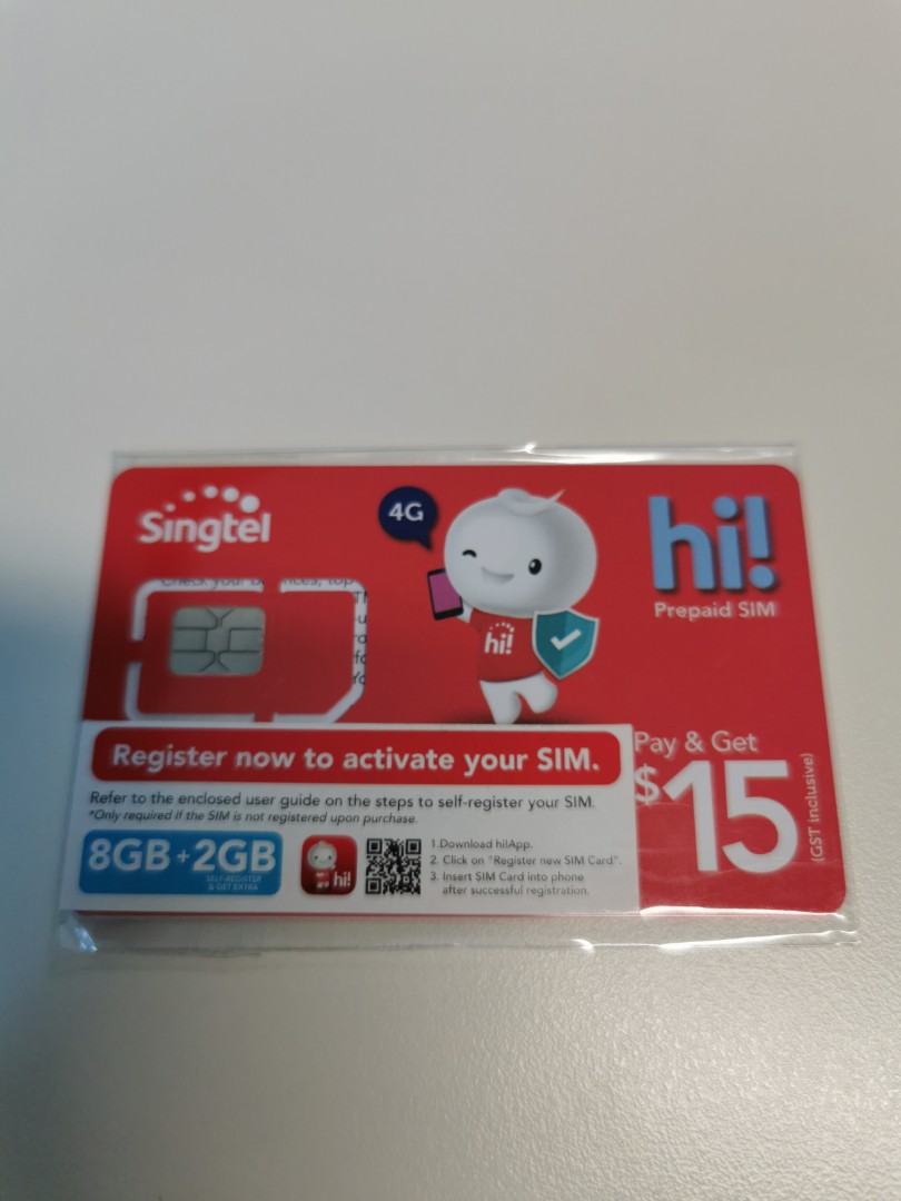 Sim card (Singtel), Mobile Phones & Gadgets, Other Gadgets on Carousell