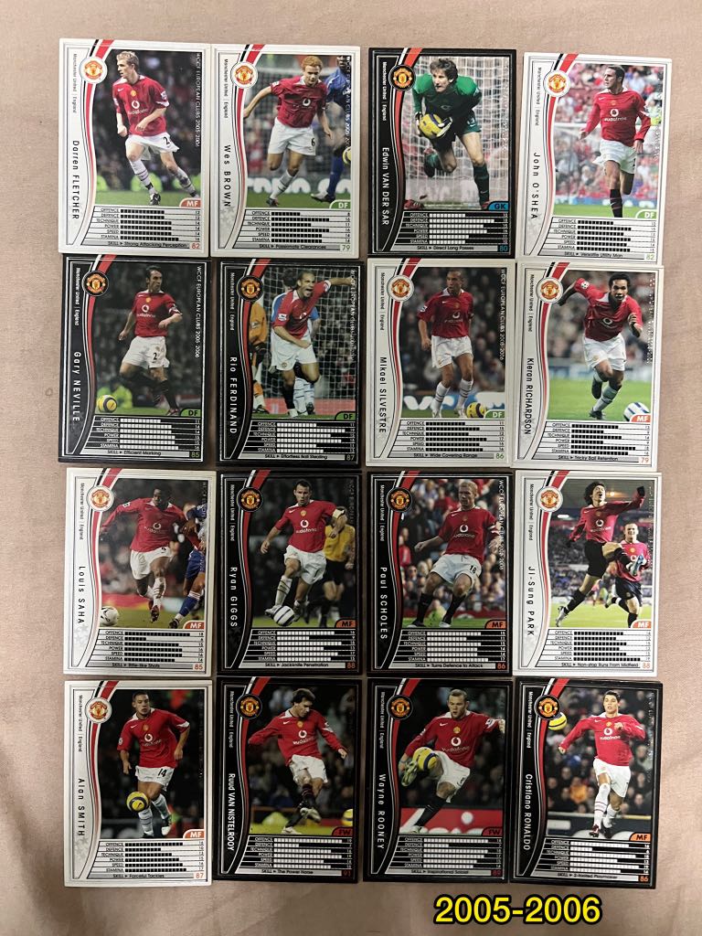 Soccer cards RARE! Premier league full set WCCF card teams! Cristiano ...