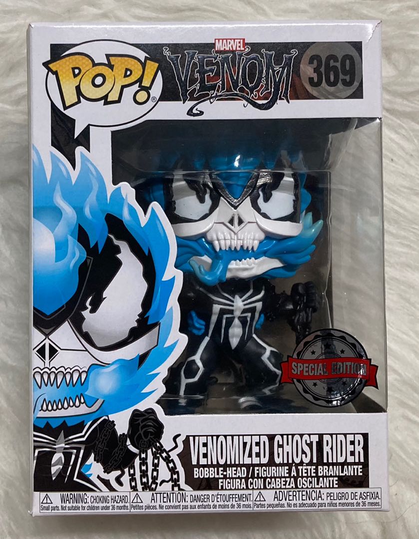 Special Edition Venomized Ghost Rider Blue Funko Pop, Hobbies & Toys ...