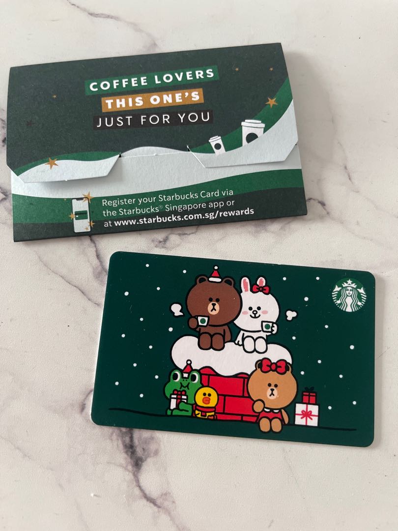 Starbucks Line Friends Gift card, Food & Drinks, Beverages on Carousell