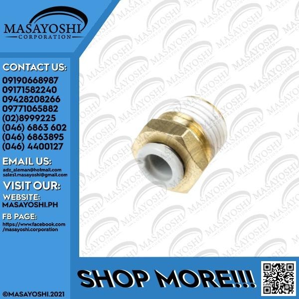 Straight Threaded Adaptor KQ2H08-02AS | Threaded Fittings | Threaded Adaptor | Fittings ...