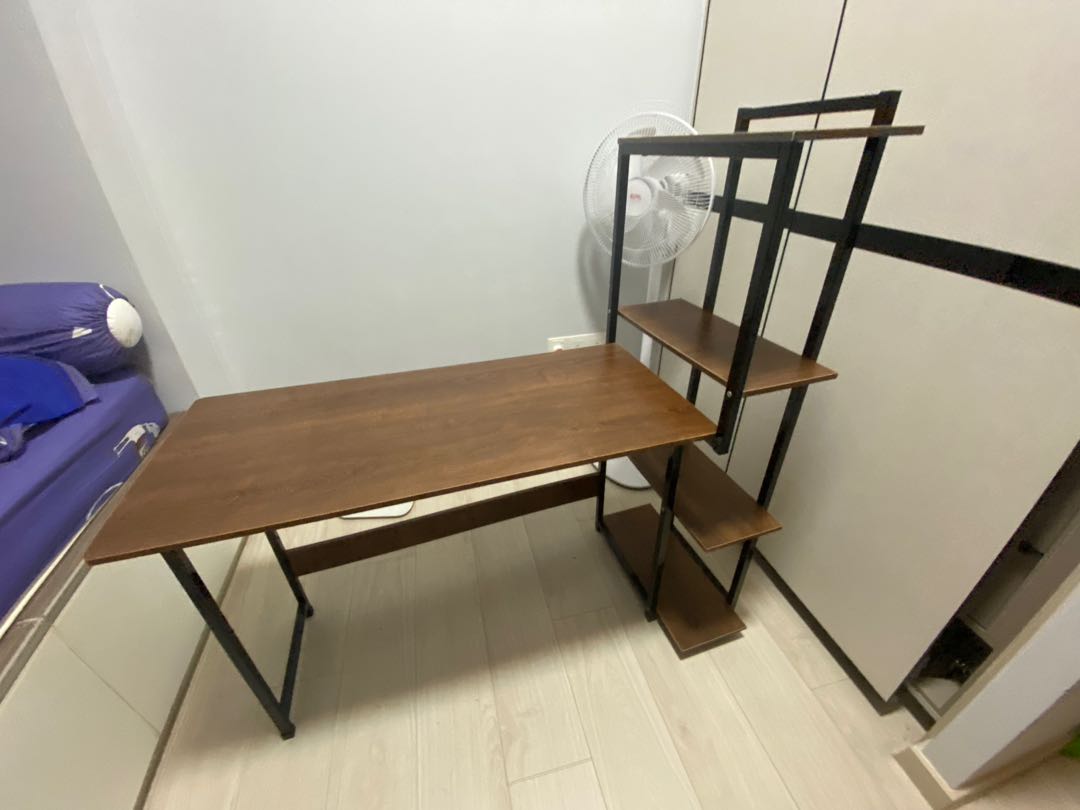 Study Table with shelf, Furniture & Home Living, Furniture, Tables ...