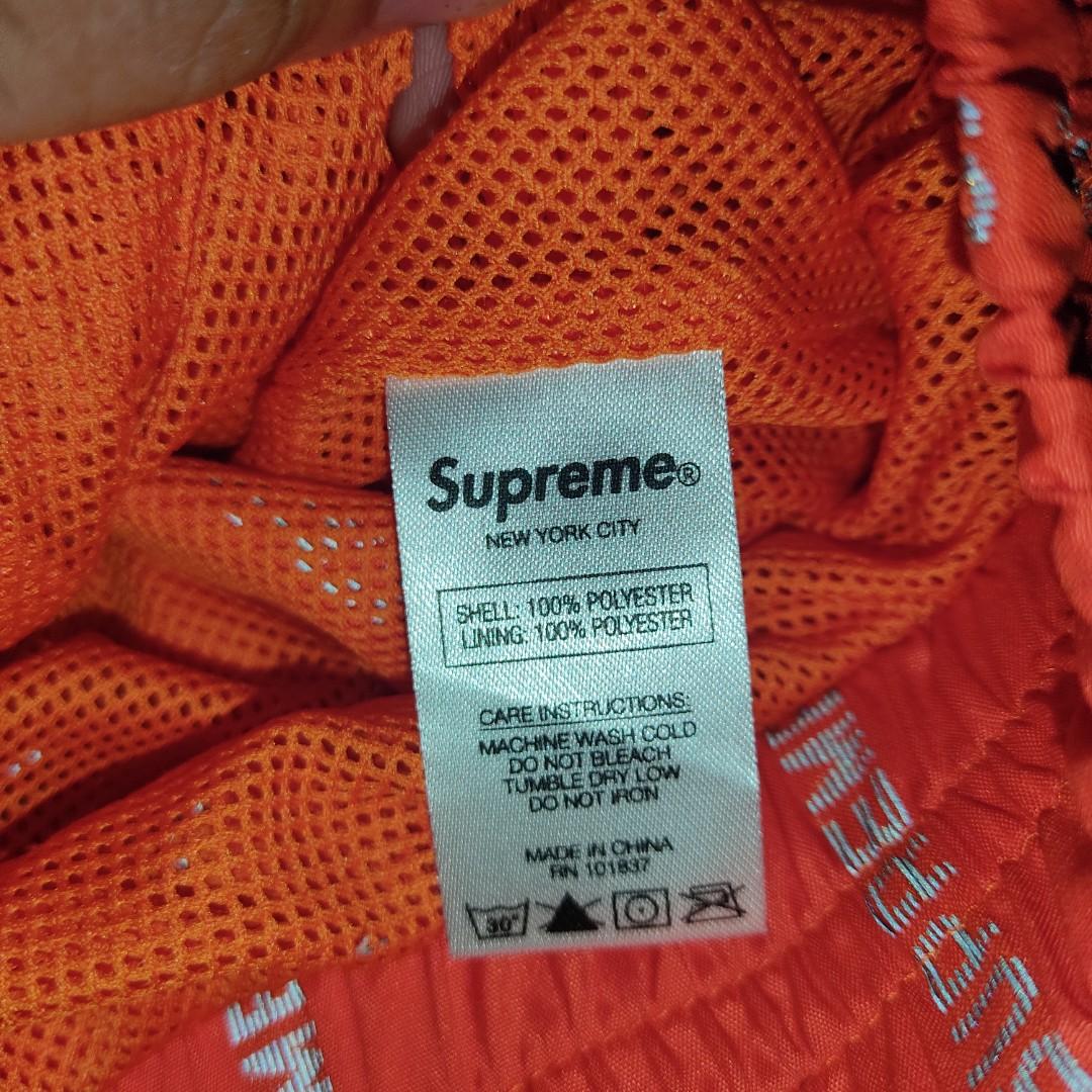 SUPREME Reflective Text Track Jacket, Men's Fashion, Coats, Jackets and ...