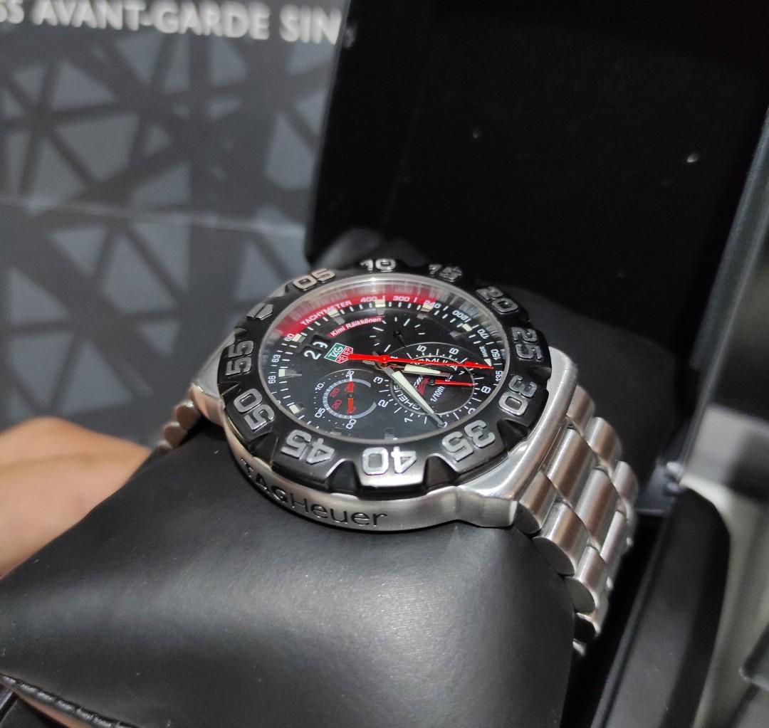 Tag Heuer F1 Chronograph Kimi Raikkonen Edition - Full Set, Men's ...