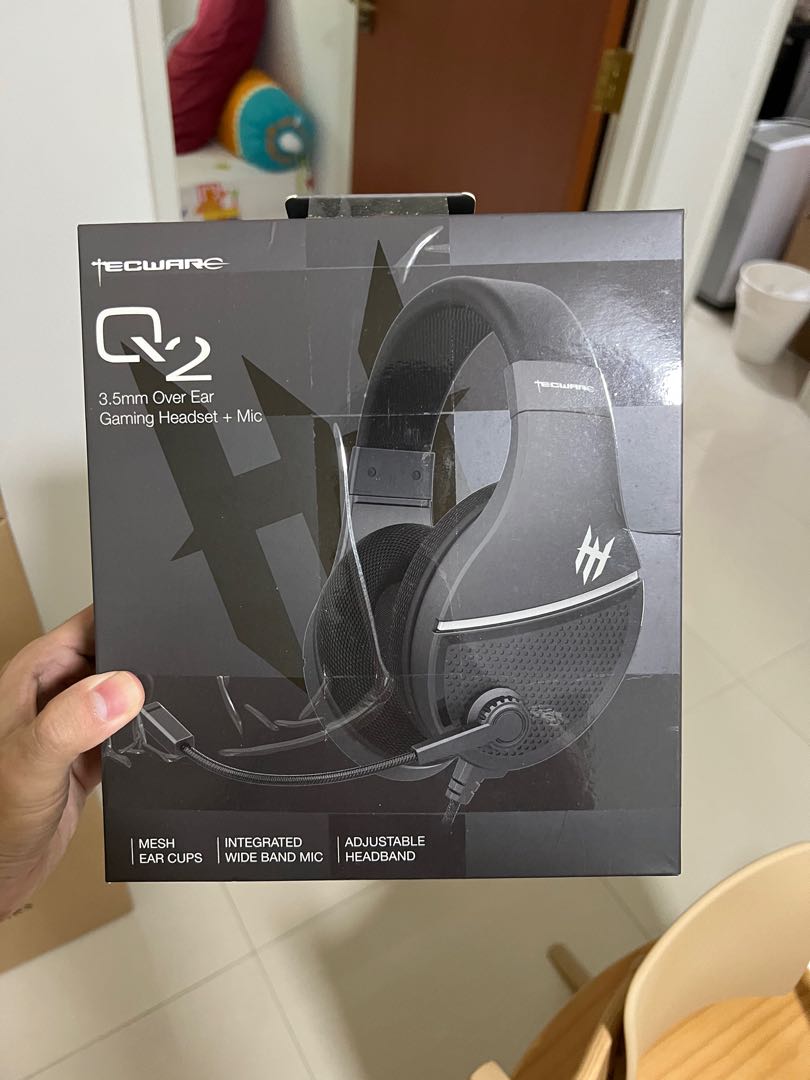 Tecware Q2 headset, Audio, Headphones & Headsets on Carousell