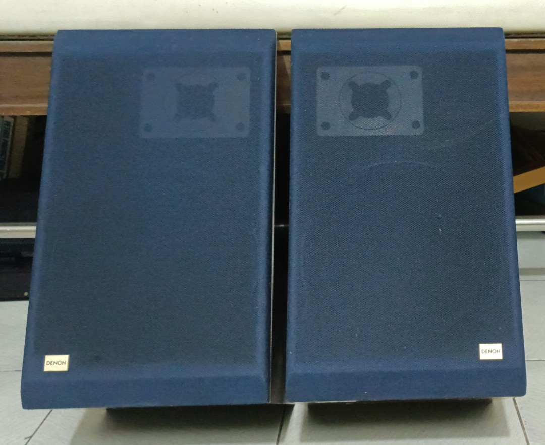 Telefunken alnico speakers mounted Denon baffles + Denon tweeters ...