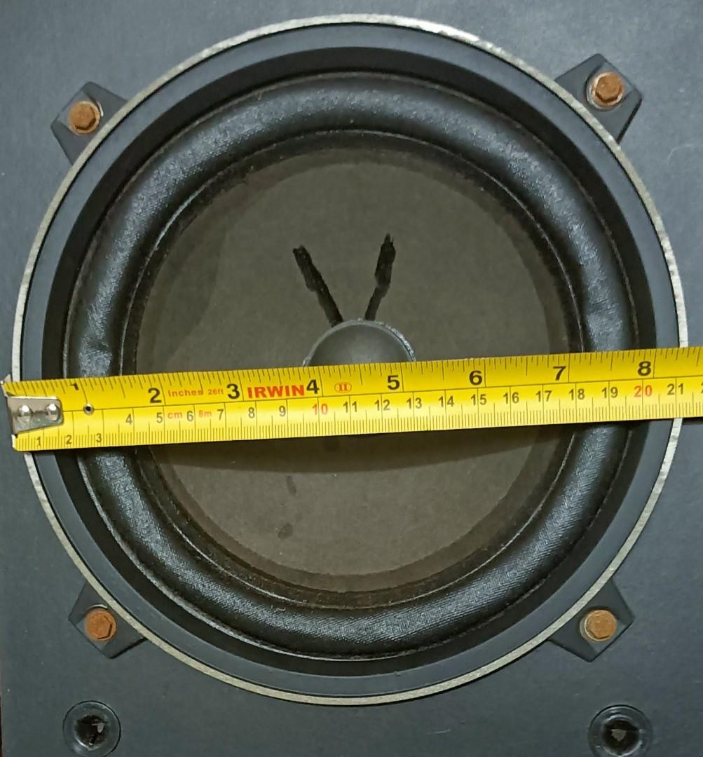 Telefunken alnico speakers mounted Denon baffles + Denon tweeters ...