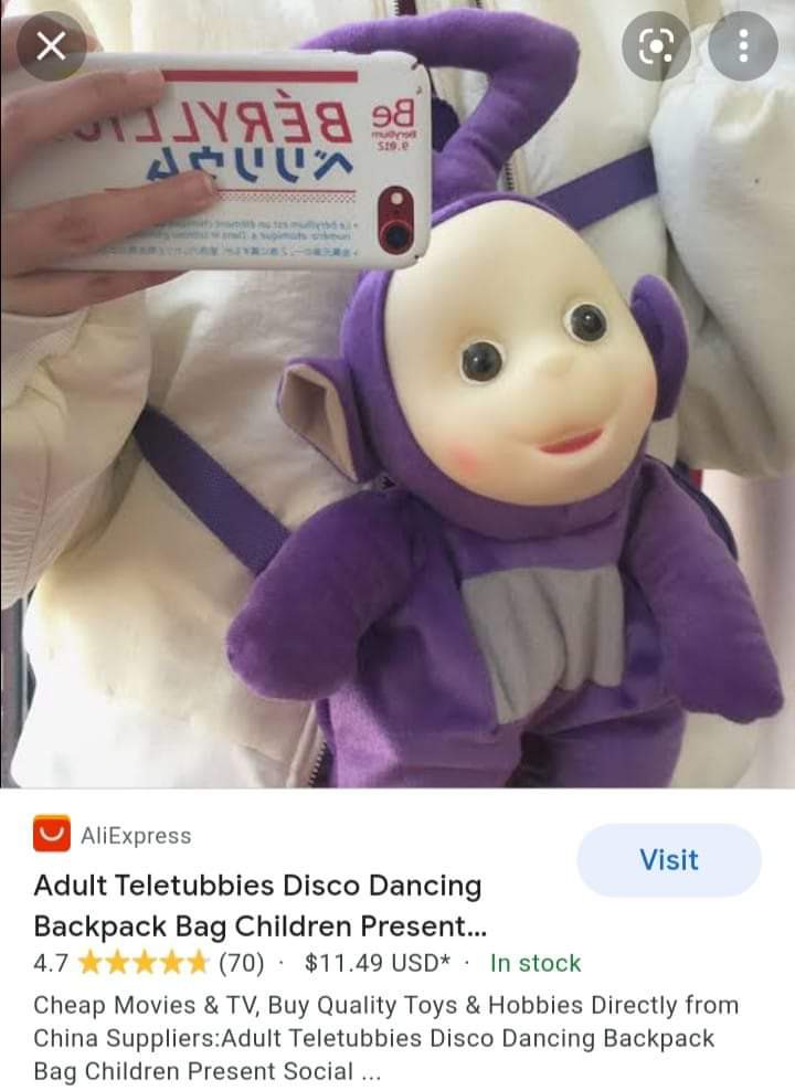 Teletubbies violet, Babies & Kids, Going Out, Diaper Bags & Wetbags on ...