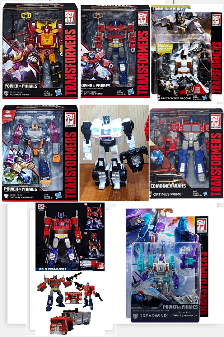 Transformers Combiner Wars Optimus Prime, Groove and Power of the Prime ...