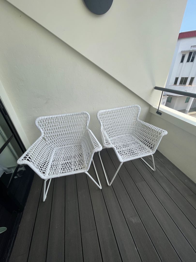 Used IKEA Outdoor Chair Hogsten - Condition 9/10, Furniture & Home ...