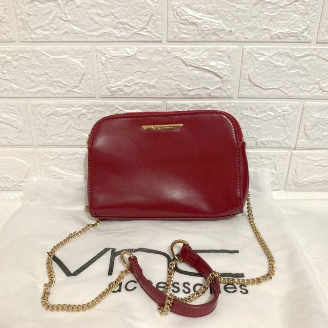 Vincci Sling Bag Red Colour, Women's Fashion, Bags & Wallets, Cross ...